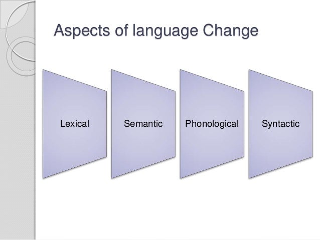Types of language change