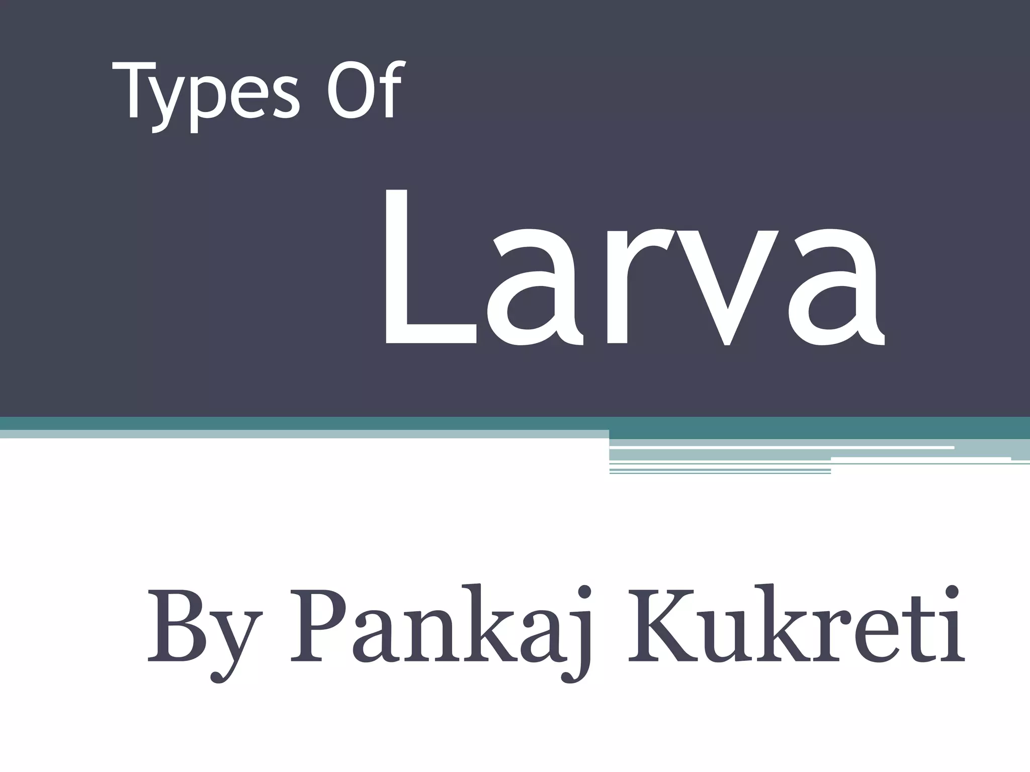 Types of larva | PPTX