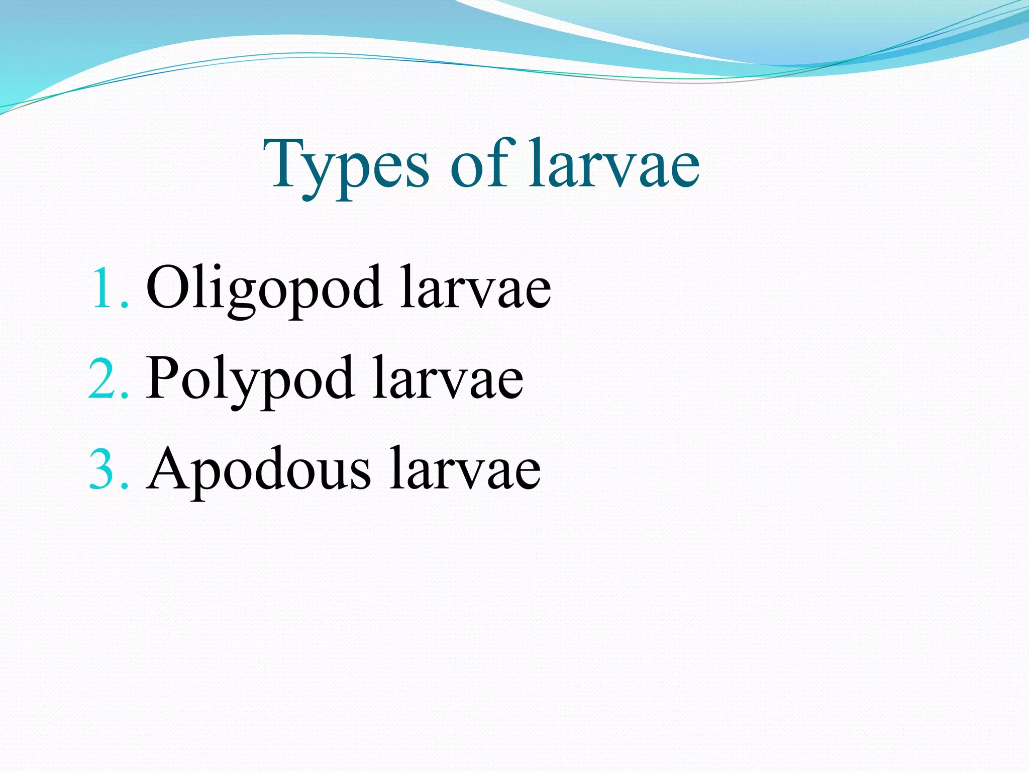 Types of larva and pupa | PPTX