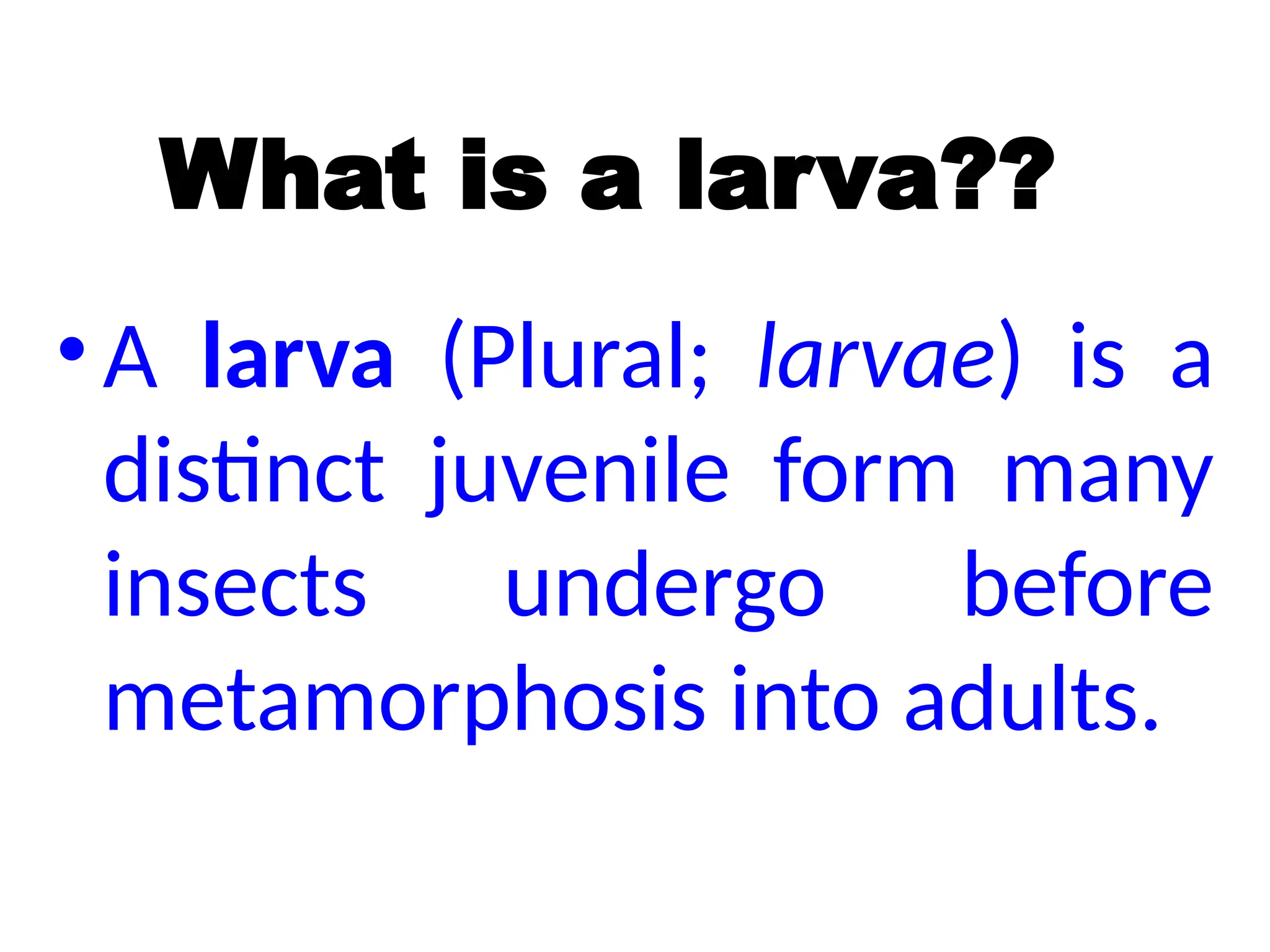 TYPES OF LARVAE AND PUPAE IN INSECTS .pptx