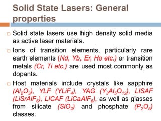 Types of laser | PPTX