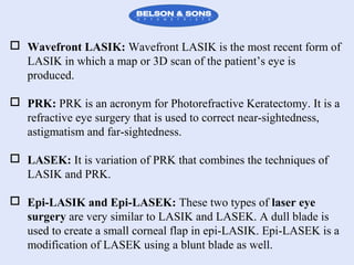 Types of Laser Eye Surgery | PPT
