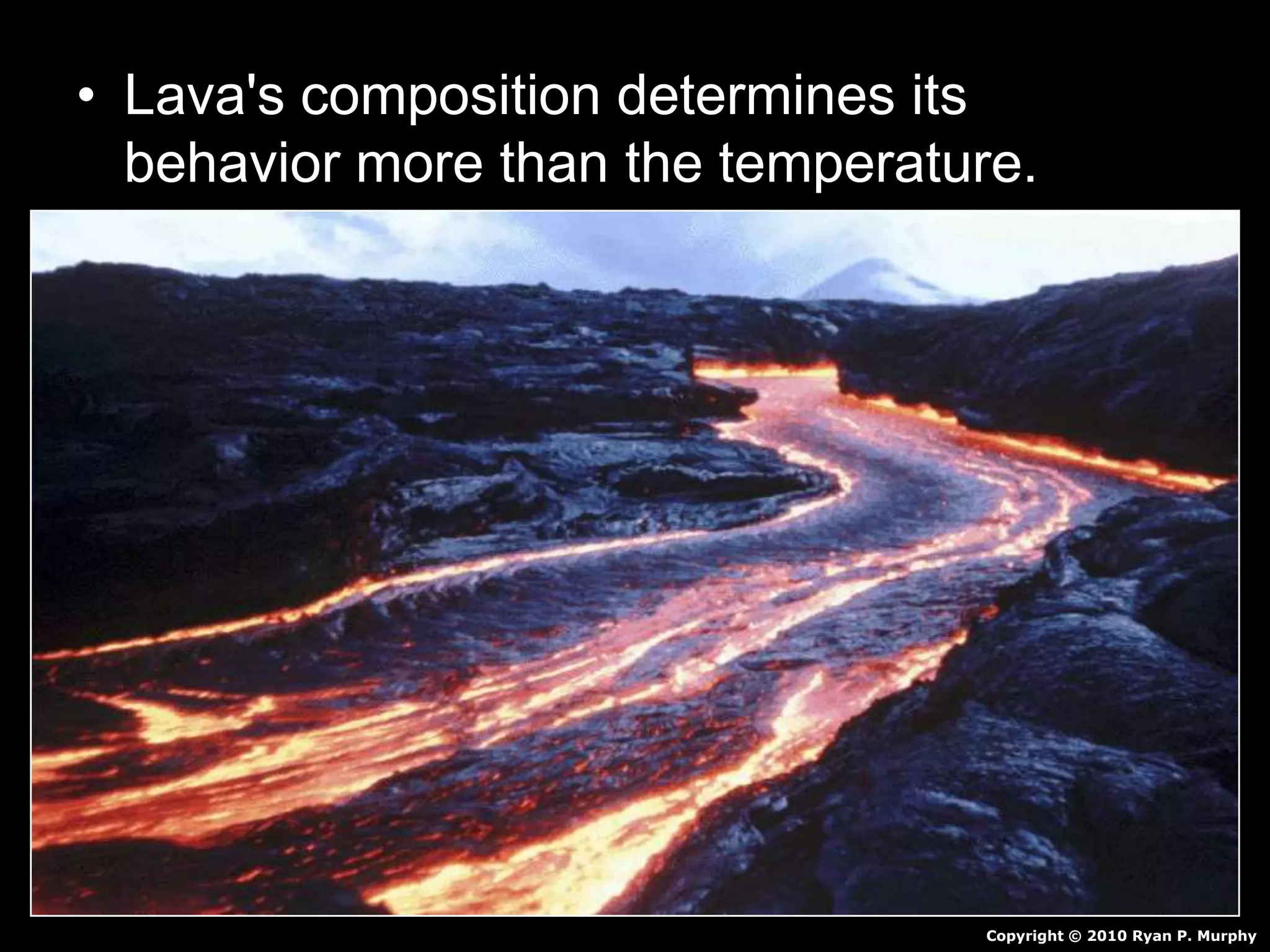 Types of Lava Earth Science Lesson PowerPoint, Aa, Pahoehoe, Viscosity ...