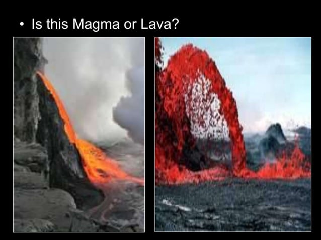 Types of Lava Earth Science Lesson PowerPoint, Aa, Pahoehoe, Viscosity ...