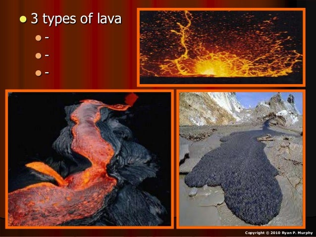 Types of Lava Earth Science Lesson PowerPoint, Aa, Pahoehoe, Viscosit…