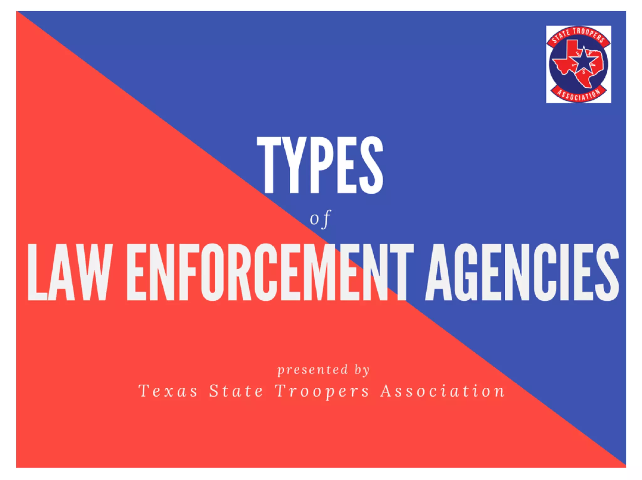 Types of Law Enforcement Agencies | PDF