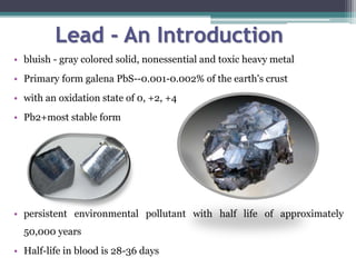 Types of lead bioremediation | PPTX