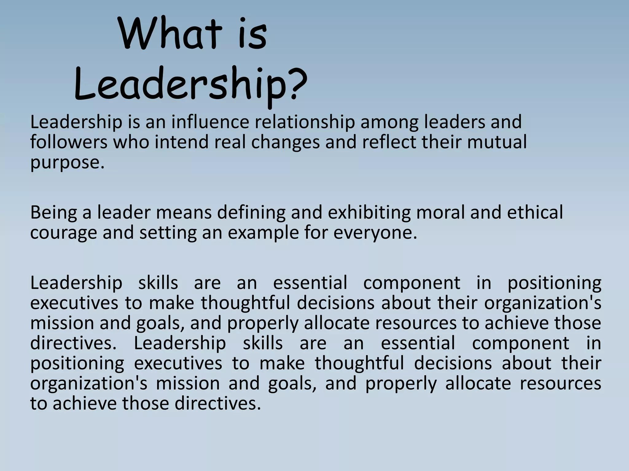 Types of leadership | PPTX
