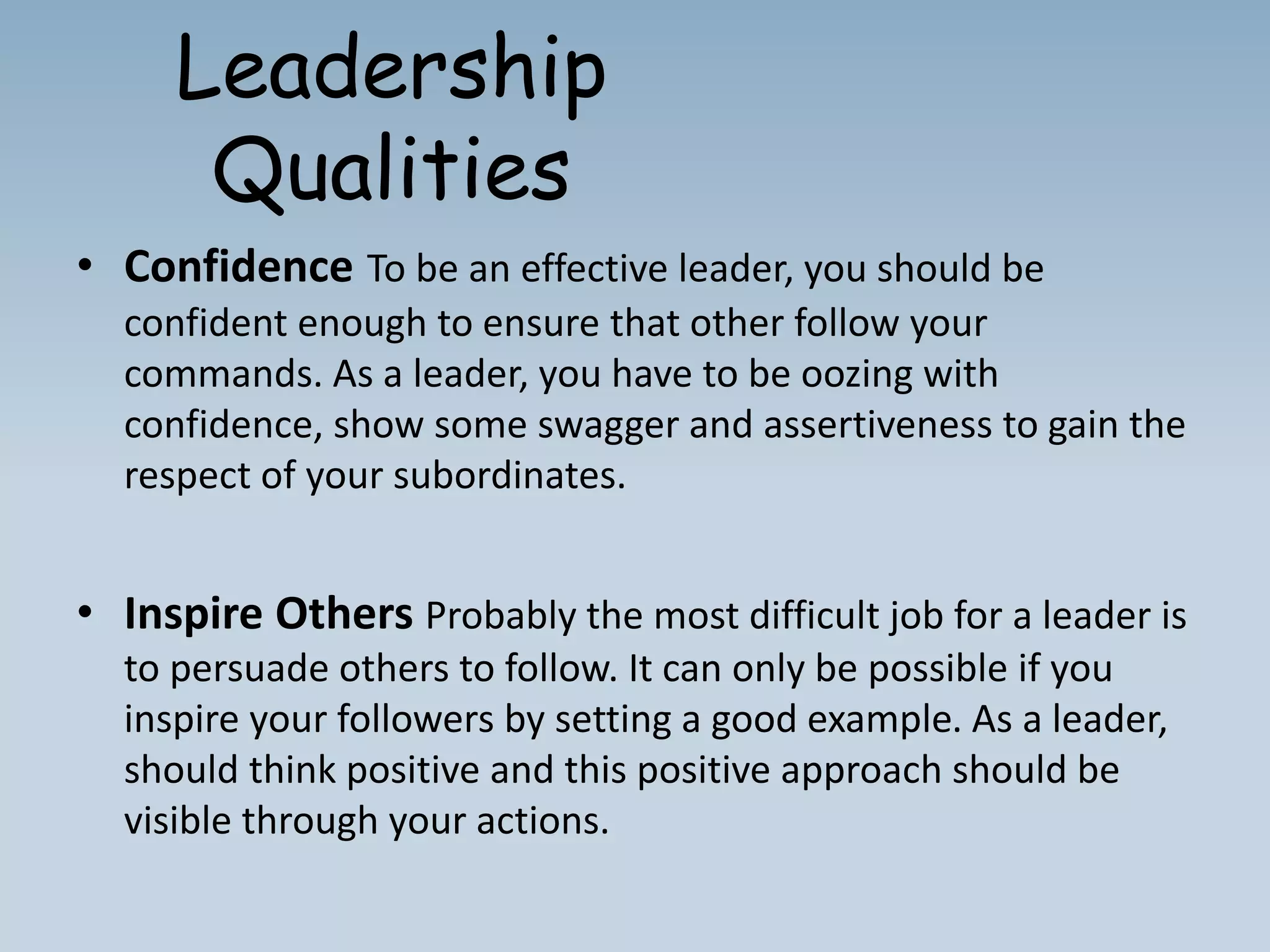 Types of leadership | PPTX