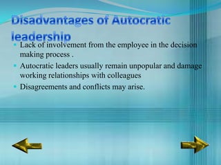 Types of Leadership Styles | PPT