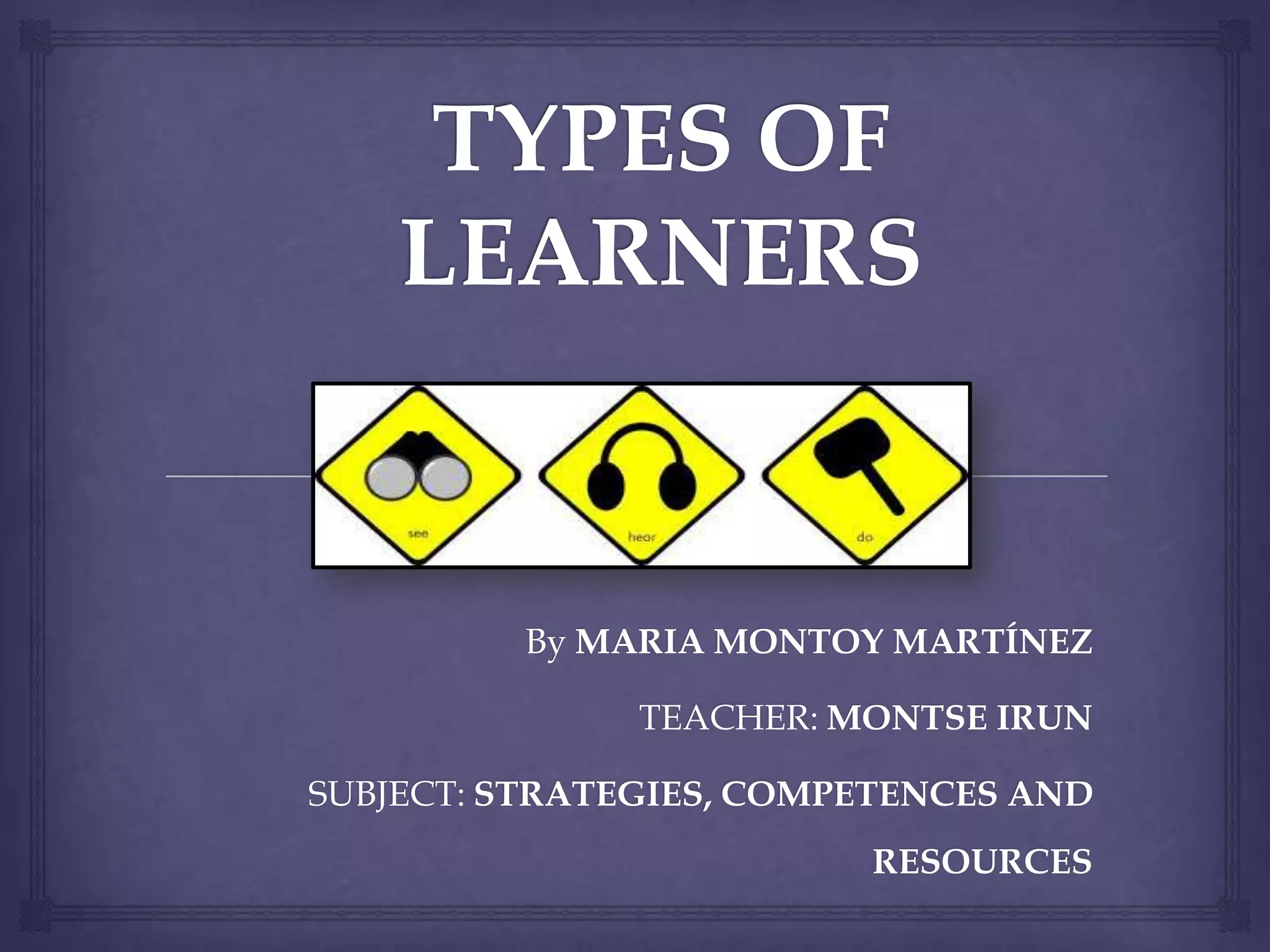 Types of learners | PPT