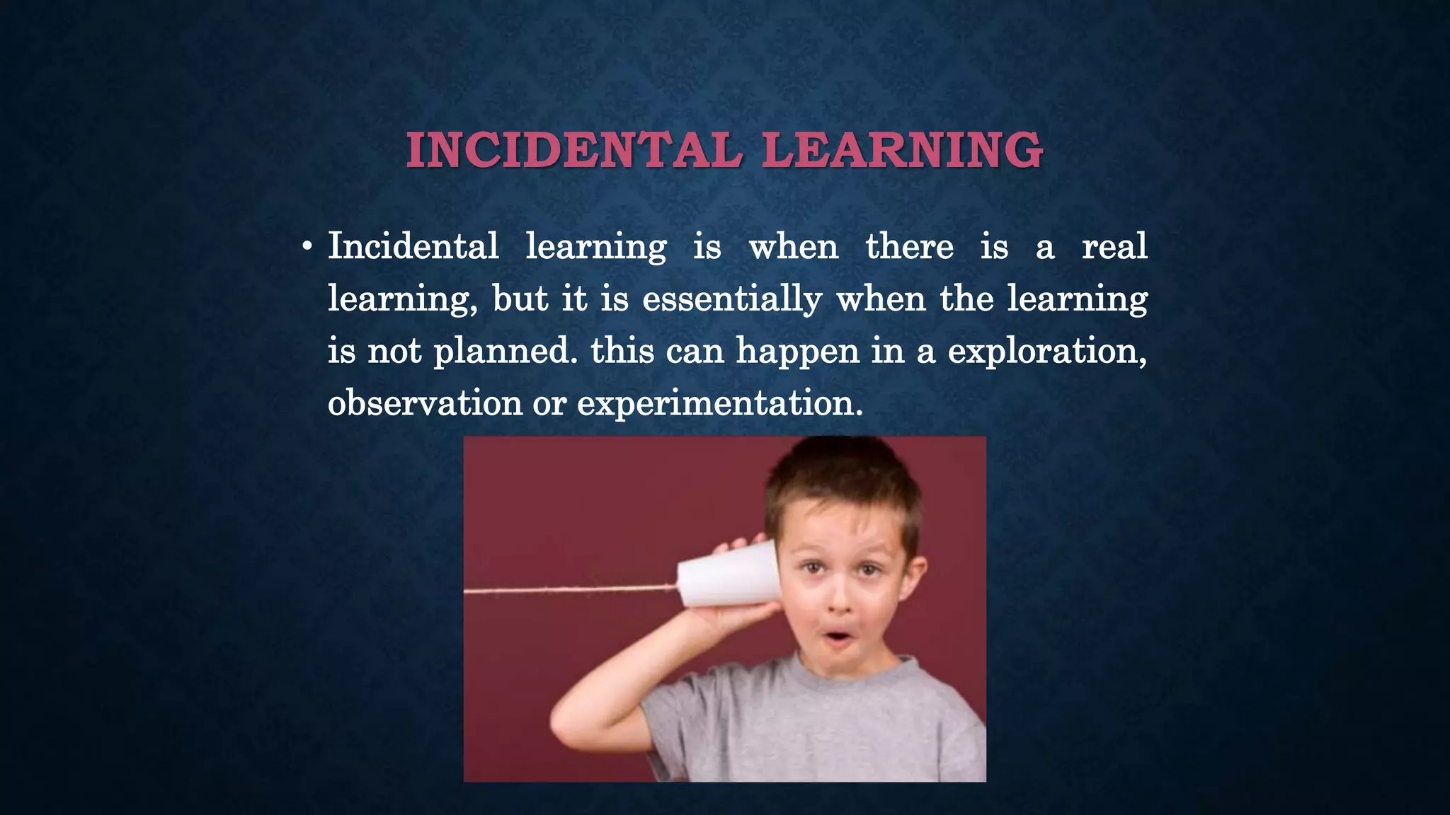 Types of learning | PPTX