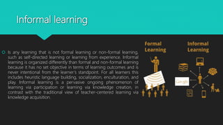 Types of learning | PPTX