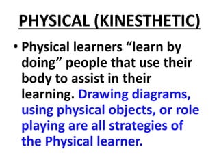 TYPES OF LEARNING | PPTX