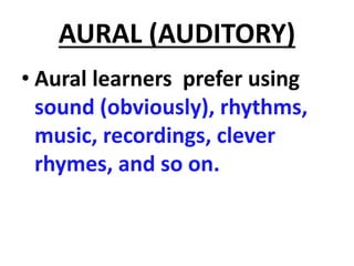 TYPES OF LEARNING | PPTX
