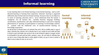 Types of learning | PPTX