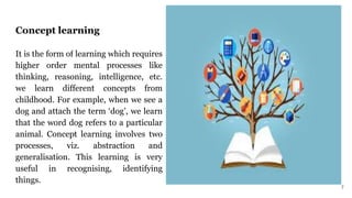 Types of learning | PDF