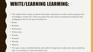 Types of learning. ppt sobre los tipos de aprendizajes | PPTX