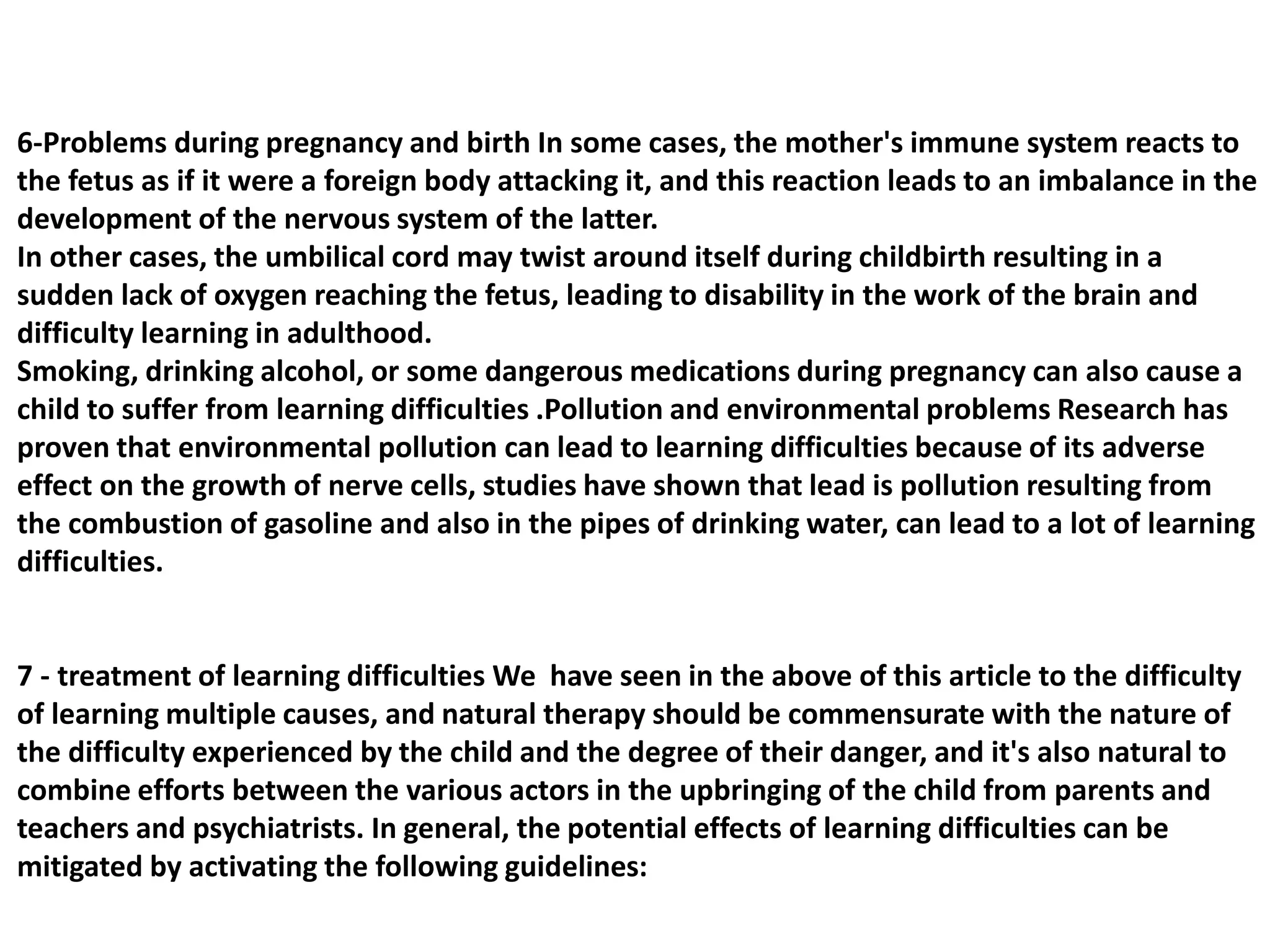 Types of learning difficulties and treatment methods | PDF