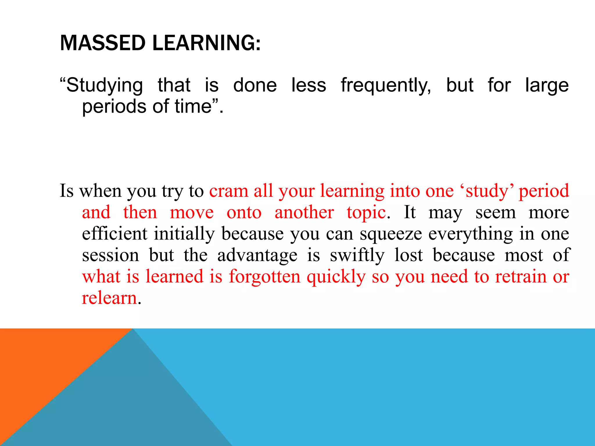 Types of learning method | PPTX