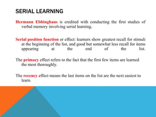 Types of learning method | PPTX