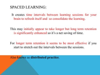 Types of learning method | PPTX