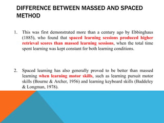 Types of learning method | PPTX