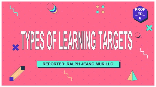 TYPES OF LEARNING TARGETS PROF. ED 6_REPORT_RALPH JEANO MURILLO_III ...
