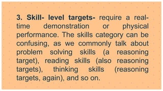 TYPES OF LEARNING TARGETS PROF. ED 6_REPORT_RALPH JEANO MURILLO_III ...