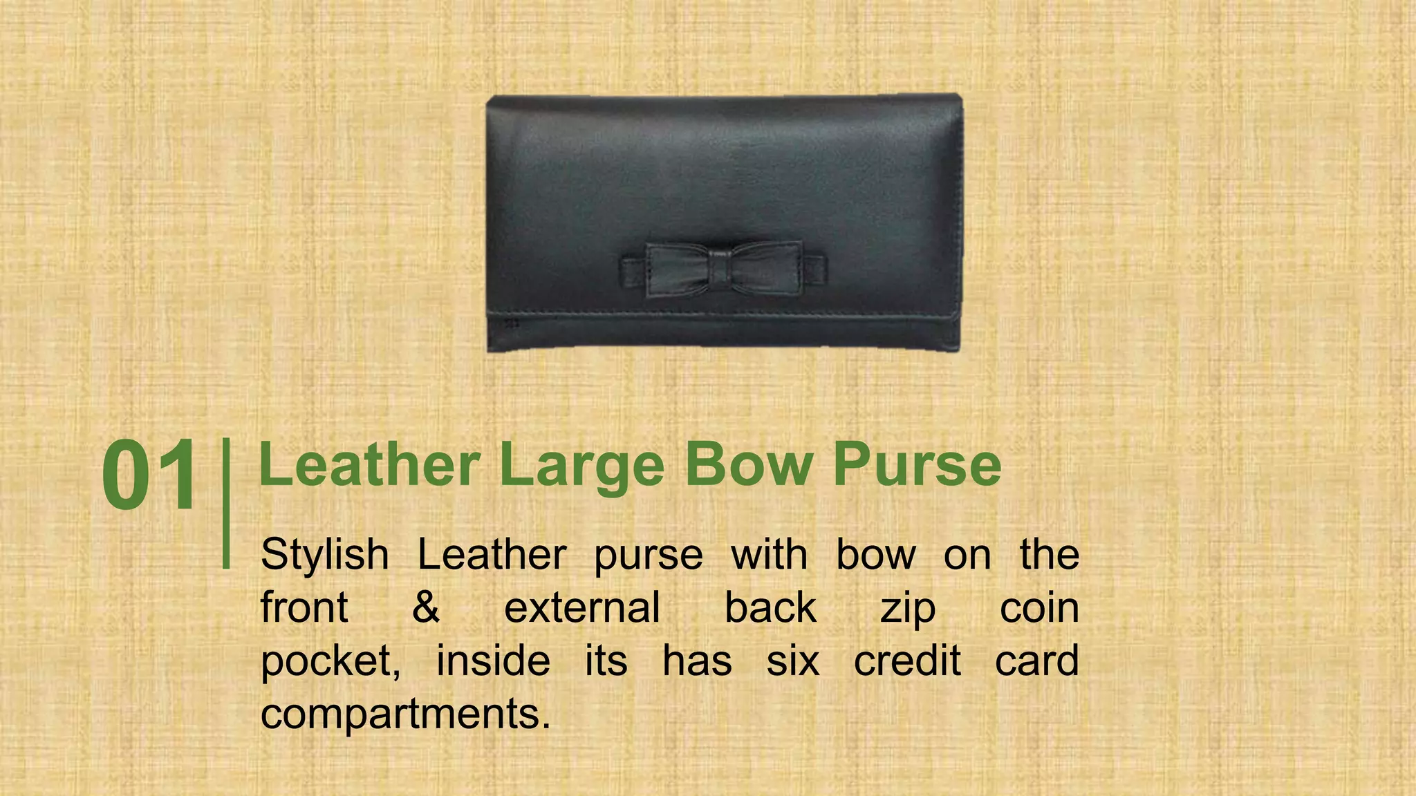 Types of Leather Purses You Can Buy | PPTX | Style & Fashion