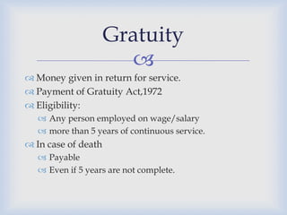 Types of leave | PPTX