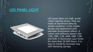 Types of LED & Application | PPTX