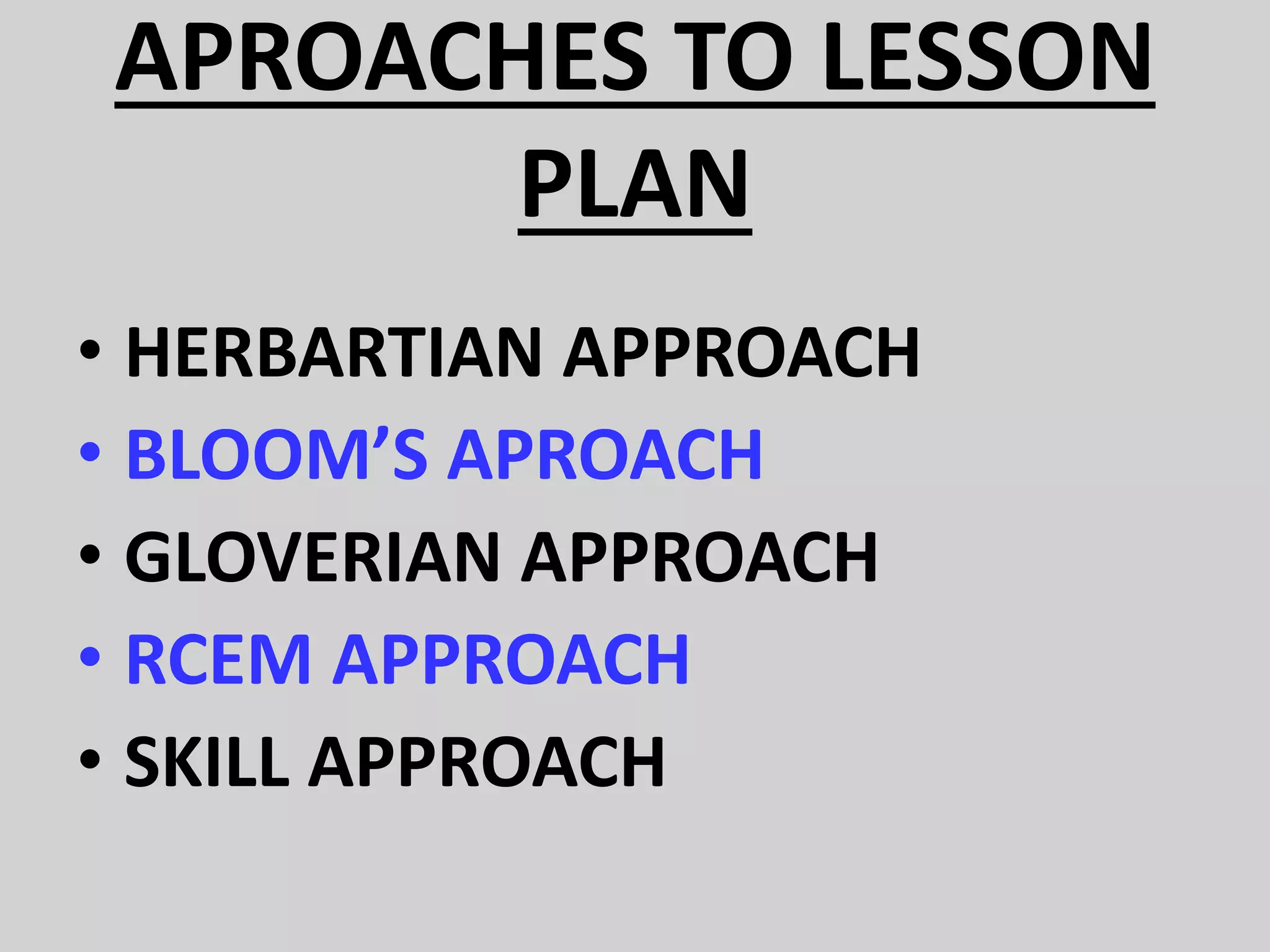 TYPES OF LESSON PLAN | PPTX