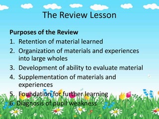 Types of Lessons | PPTX