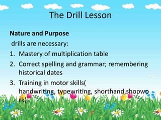 Types of Lessons | PPTX
