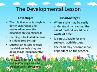 Types of Lessons | PPTX