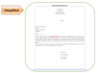 Types of letters in Communication | PPTX