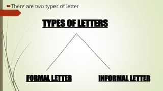 Types of letters | PPT
