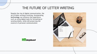 Types of Letter Writing, What is Letter Writing | PPTX