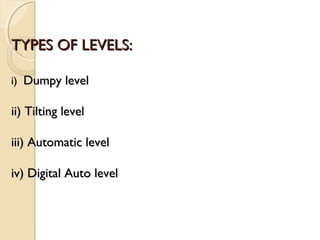 Types of level | PPT