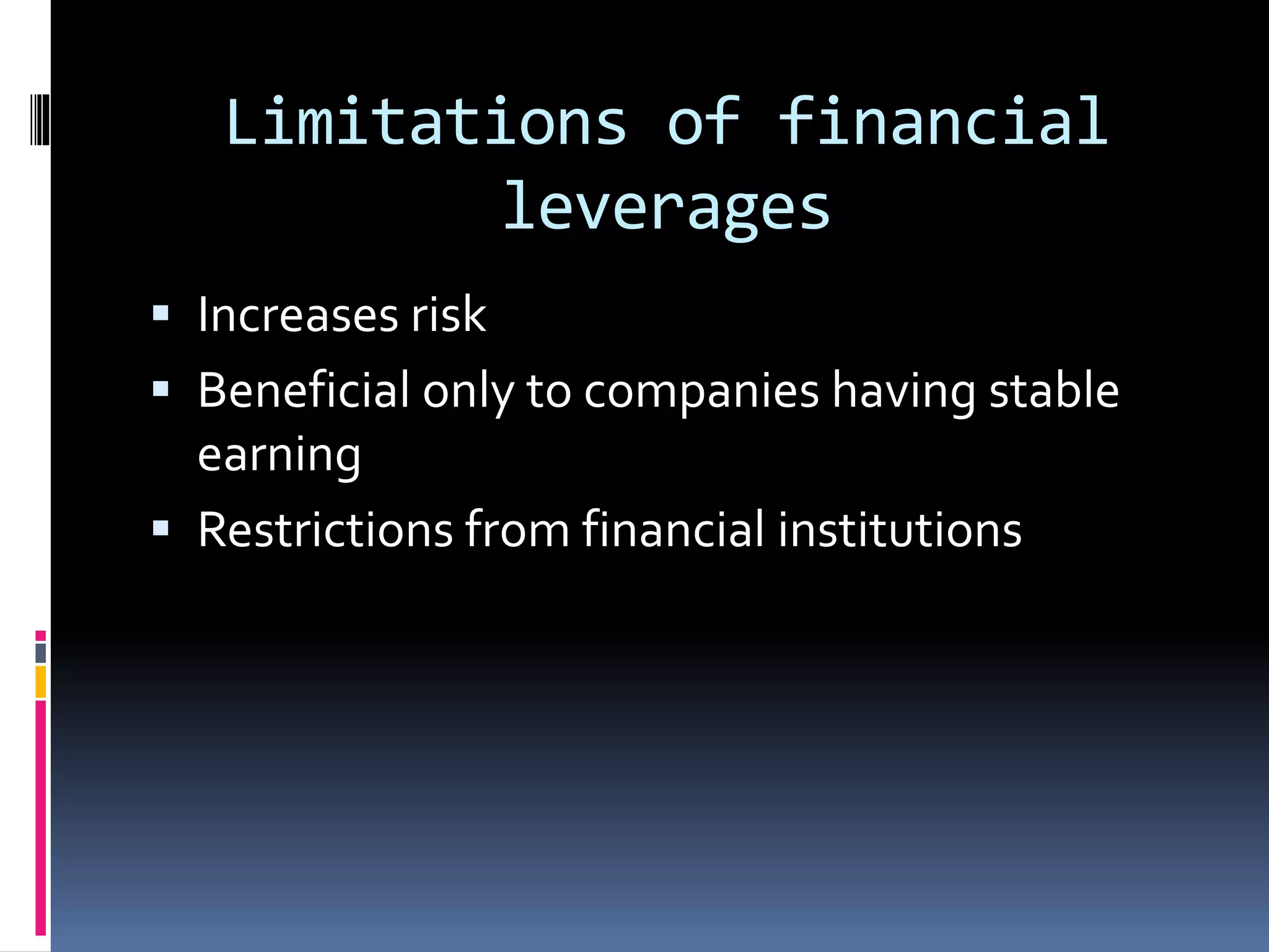 Types of leverages | PPTX