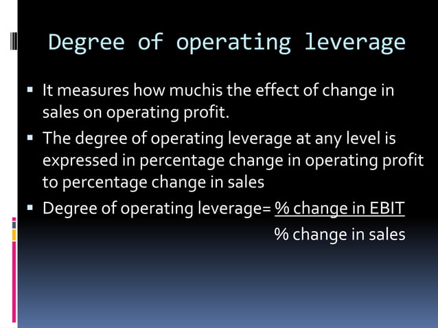 Types of leverages | PPTX | Business Accounting & Finance | Business