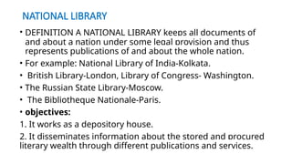 TYPES OF LIBRARIES AND INFORMATION CENTRES.pptx