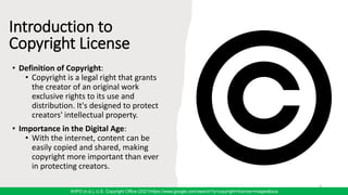 Role of Licenses and Copyrights in Research and Publications | PDF