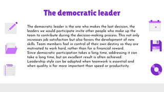 Types of lidership | PPTX