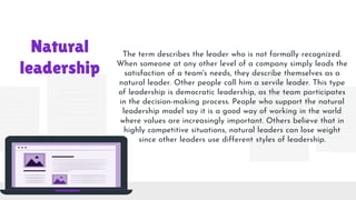 Types of lidership | PPTX