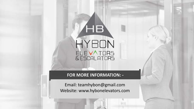 Types of lifts - Hybon Elevators | PPTX