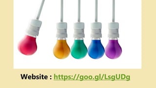 Types of light bulbs and their application | PPTX