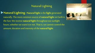 Types of lighting | PPTX