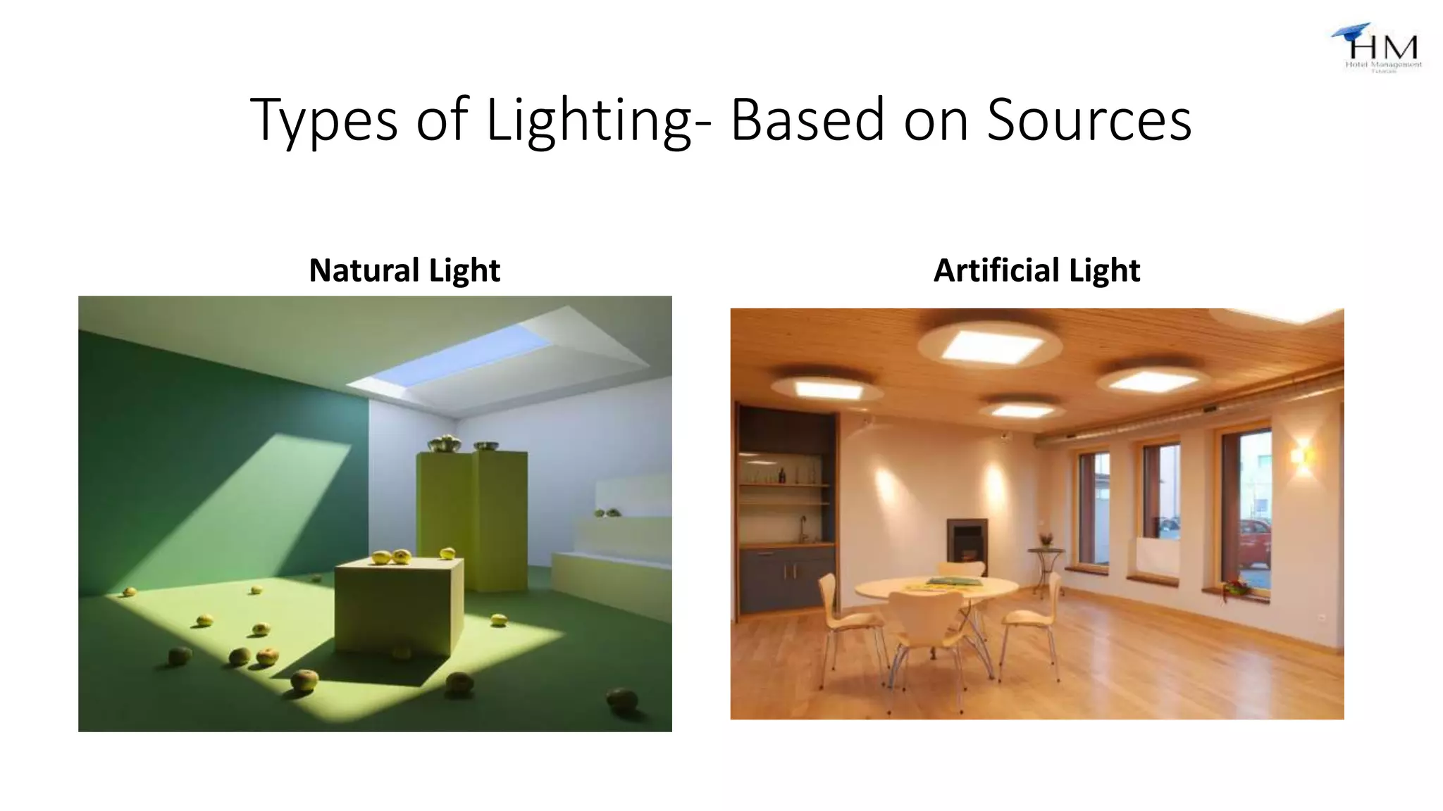 Types of lighting & lighting fixtures | PPTX